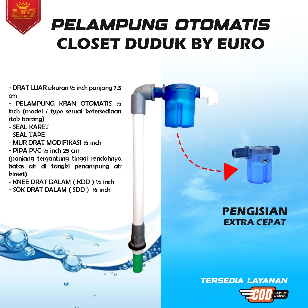 Jual Pelampung Closet Duduk Otomatis Universal Hrga Lokal | BELI 2 ...
