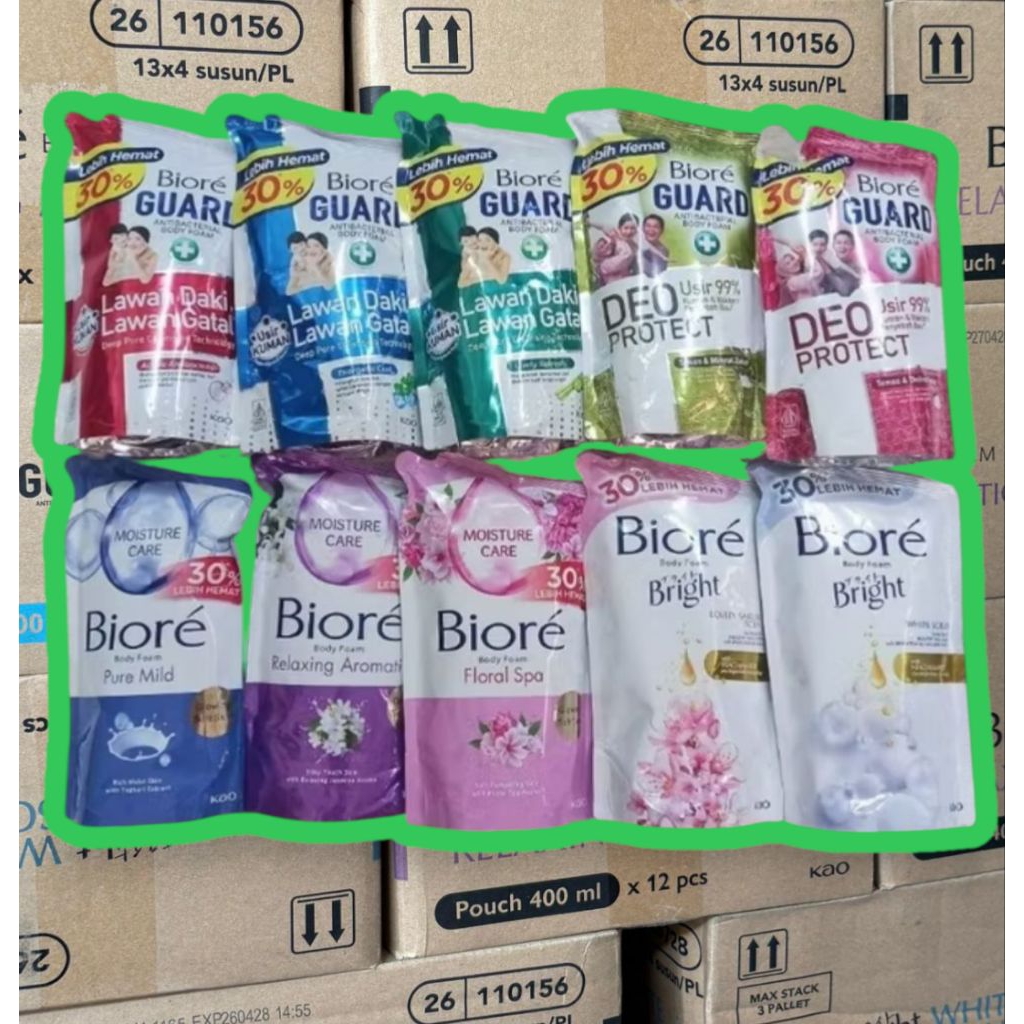 Jual Biore sabun mandi 400/380ml | Shopee Indonesia