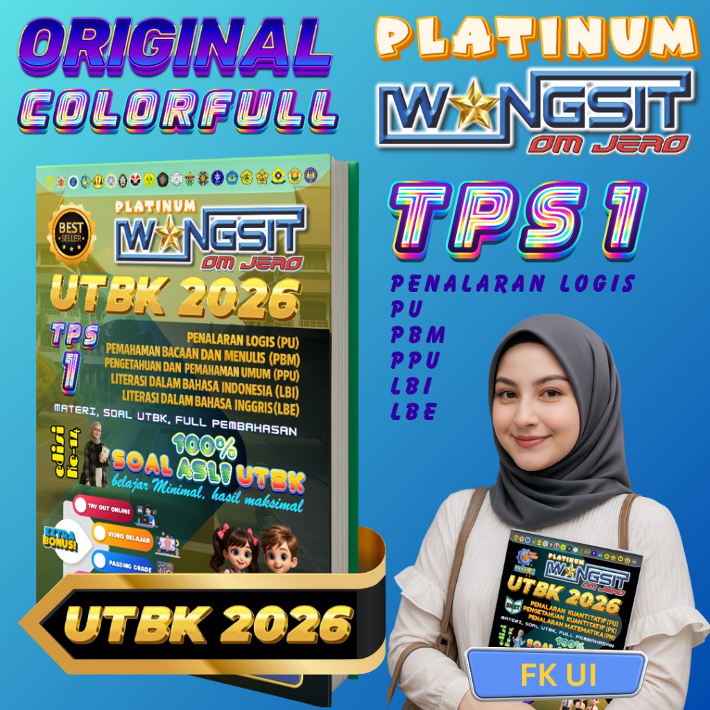 Jual Buku Wangsit Om Jero UTBK SNBT 2026 - ECERAN PENALARAN UMUM ...
