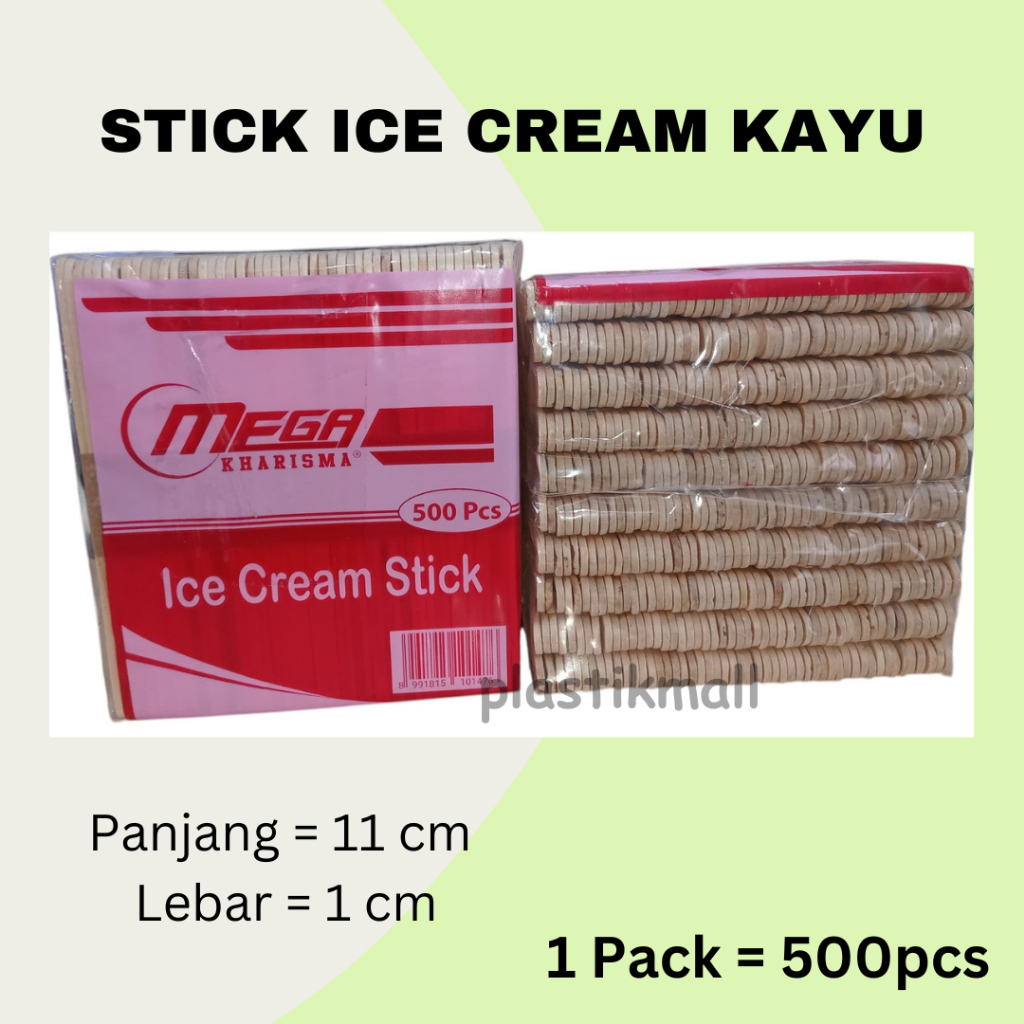 Jual (500pcs) Stick Es Cream Kayu / Stik Es Krim Pudding | Shopee Indonesia