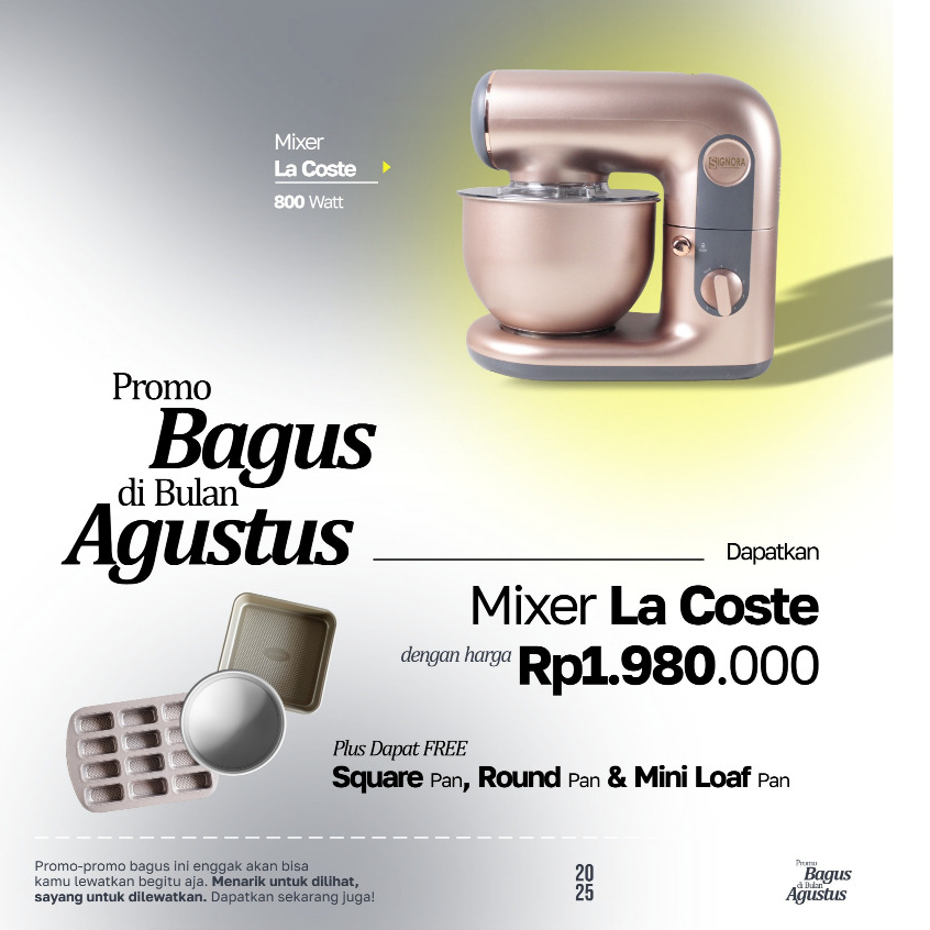 Jual Mixer La Coste Signora / Mixer Signora | Shopee Indonesia