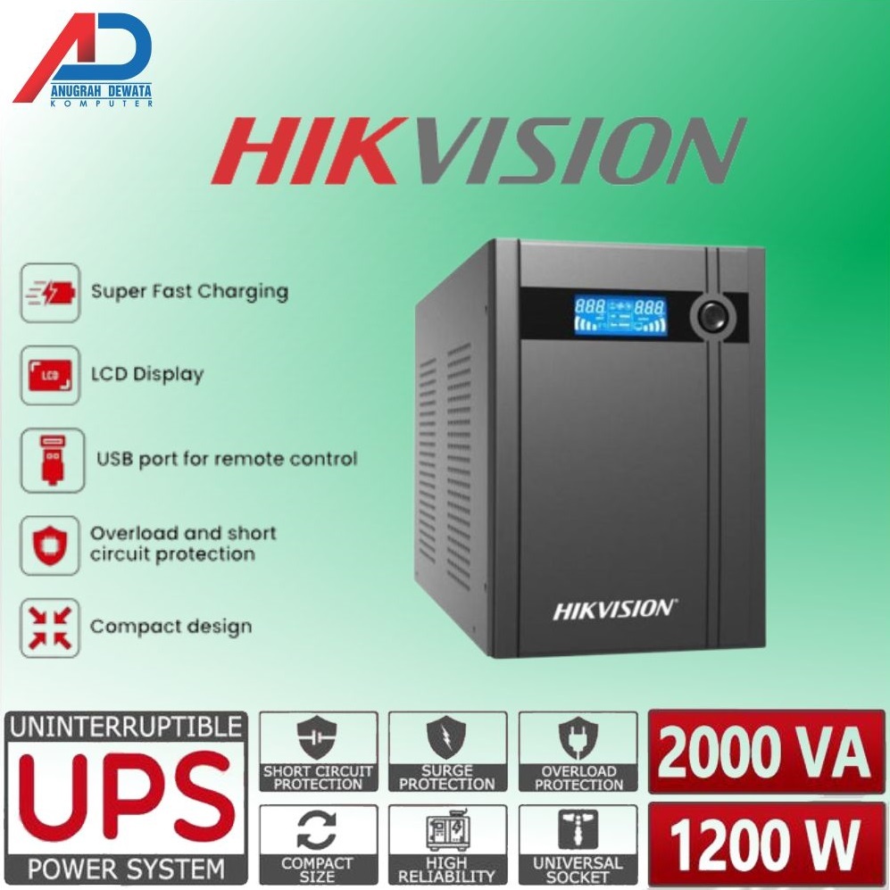 Jual UPS HIKVISION 2000VA 1200W DS-UPS2000 | Shopee Indonesia