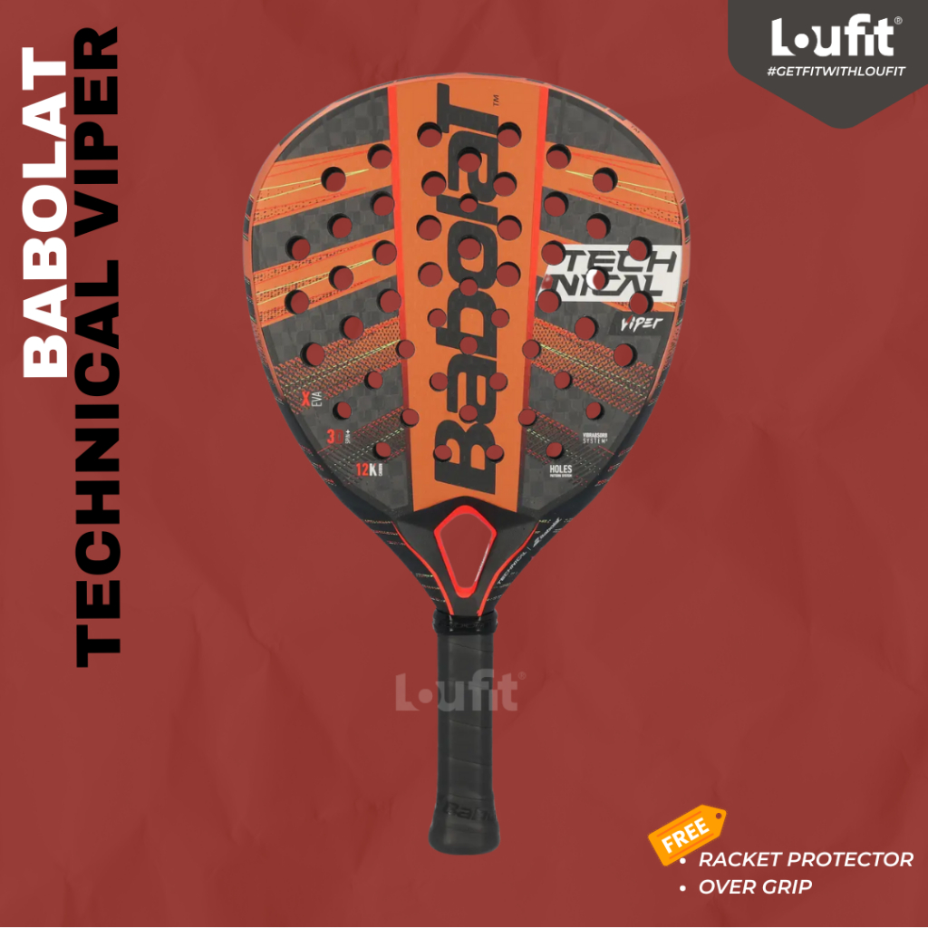 Jual BABOLAT RACKET | RAKET PADEL TECHNICAL VIPER 2024 ORIGINAL ...