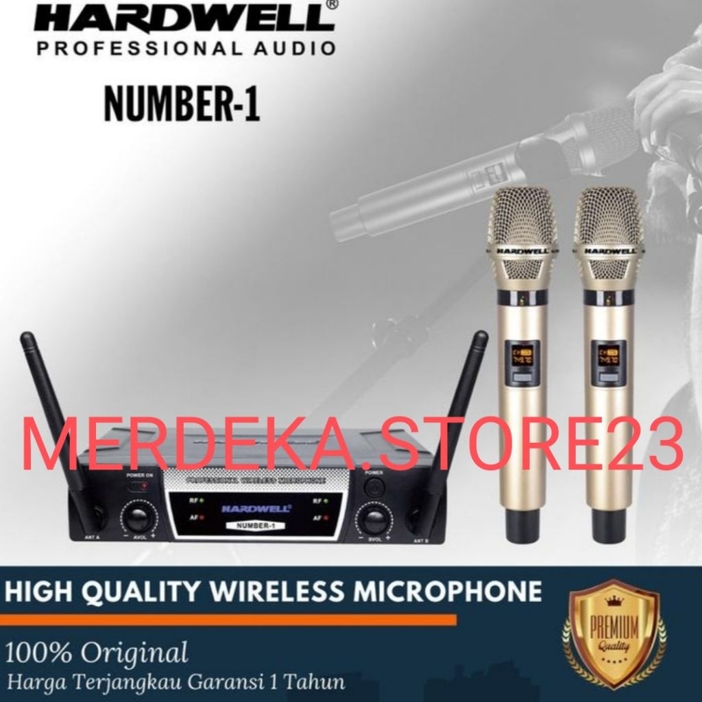 Jual NEW Mic Wireless HARDWELL NUMBER1 | HARDWELL NUMBER 1 Microphone ...