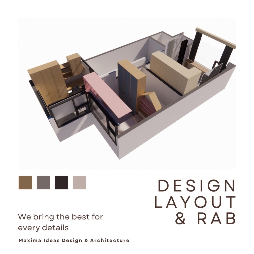 Jual Jasa Desain Denah Rumah | Gambar Denah 3D / Siteplan & RAB ...