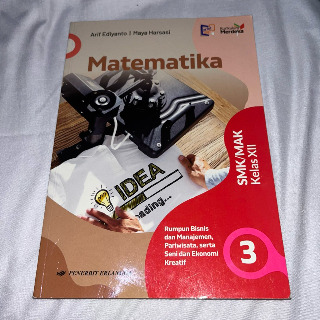 Jual Buku Pelajaran Matematika Jilid 3 untuk SMK/MAK Kelas XII | Kelas ...