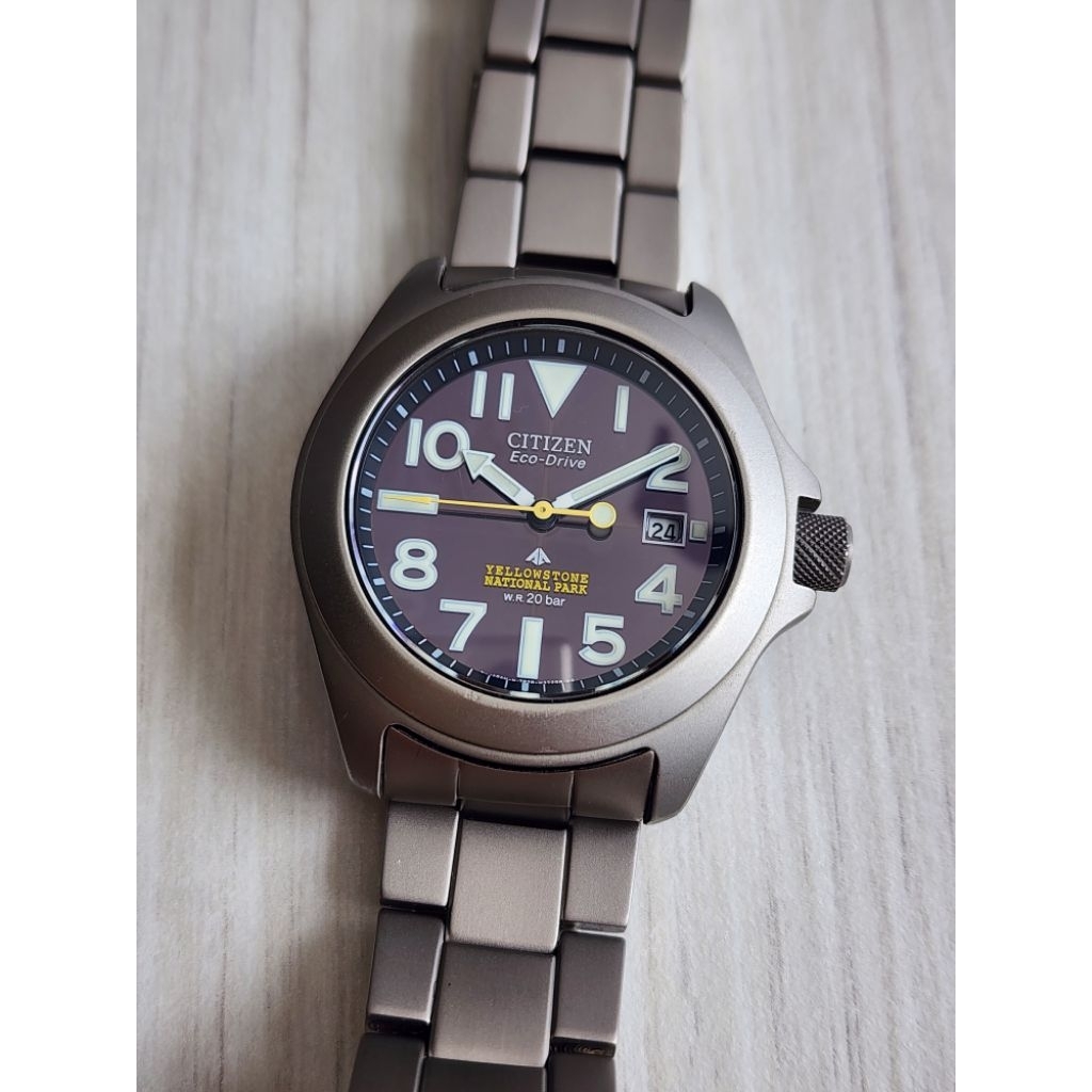 Jual Citizen Promaster Ray Mears Titanium Yellowstone National Park ...
