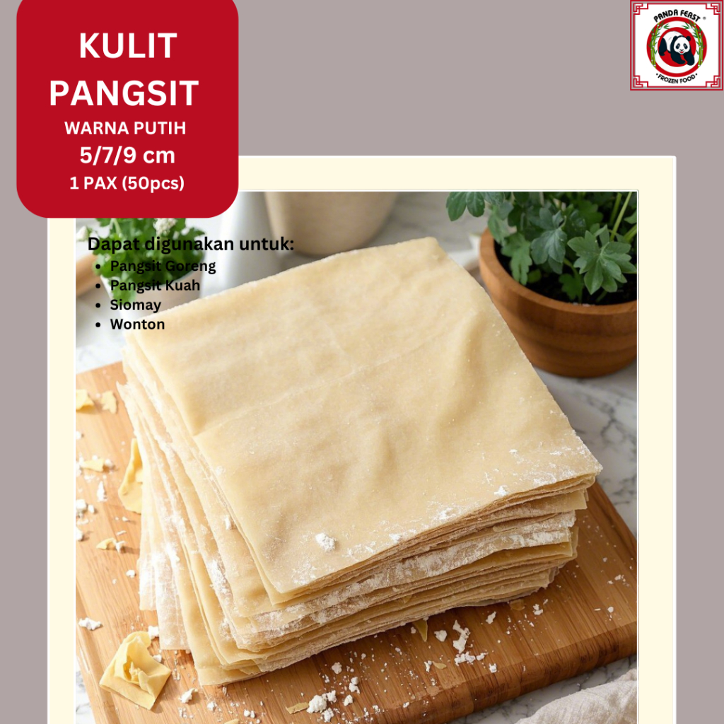 Jual Kulit Pangsit | Wonton Skin | 5 cm / 7 cm / 9 cm | Isi 50 pcs ...