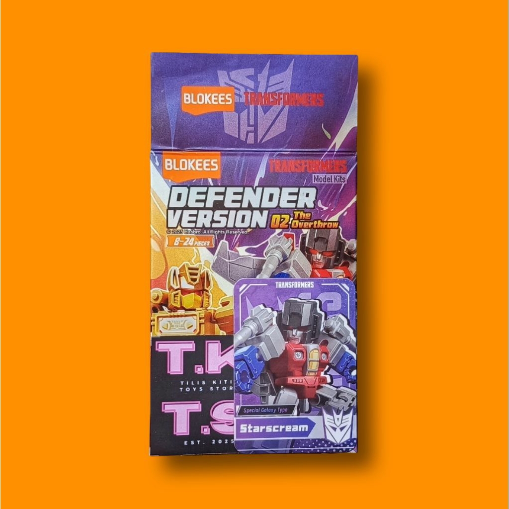 Jual Blokees Transformers Starscream Secret Defender Version 02 Baru ...