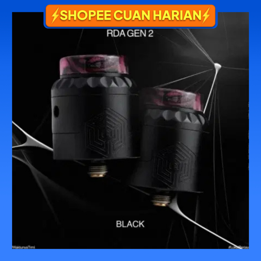 Jual RDA ARTHA GEN 2 24MM BLACK NEW EDITION BY ADVKEN X TRML 100% ...