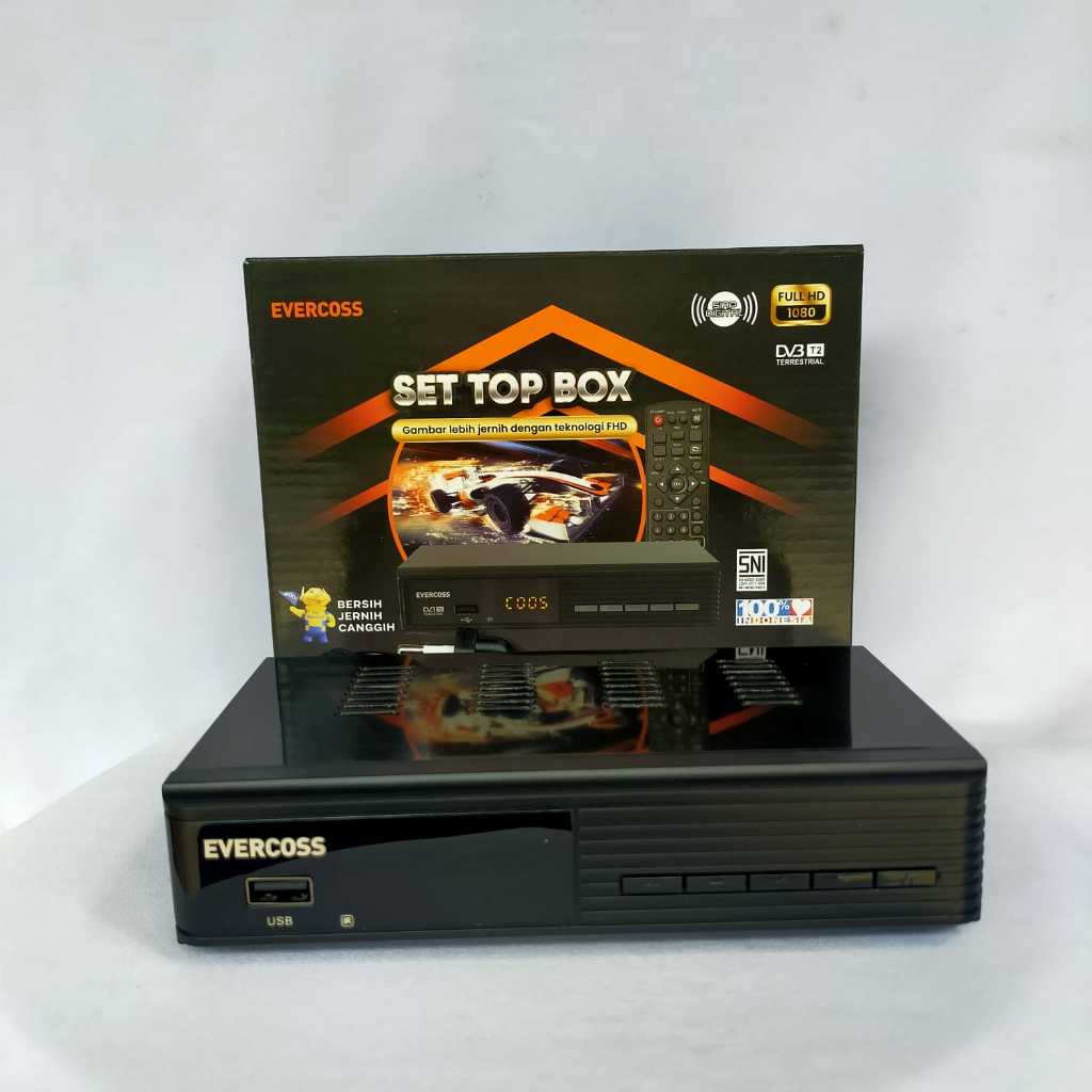 Jual Promo!!! Set Top Box STB Evercoss Prime originalPenerima siaran TV ...