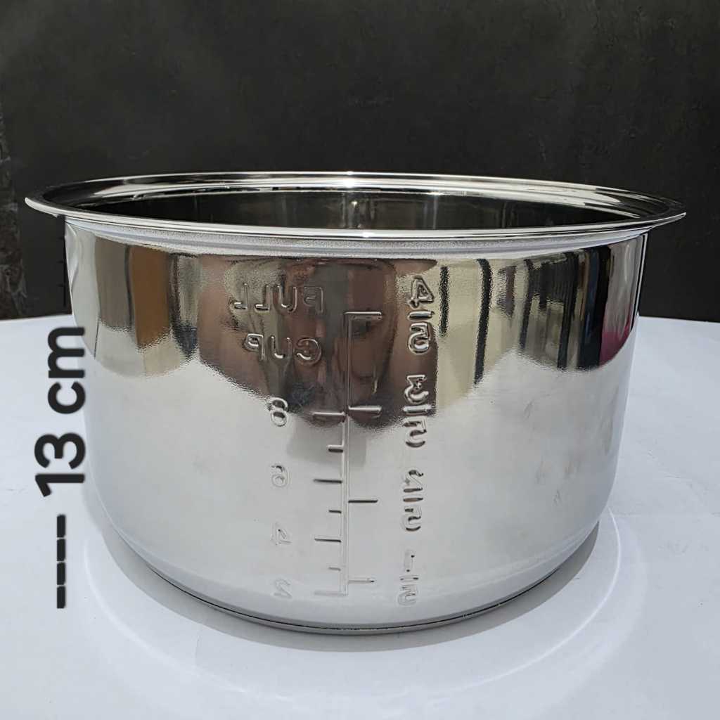 Jual Panci rice Cooker Cosmos Stainless 1,8 ltr Tingi 13 CM | Shopee ...