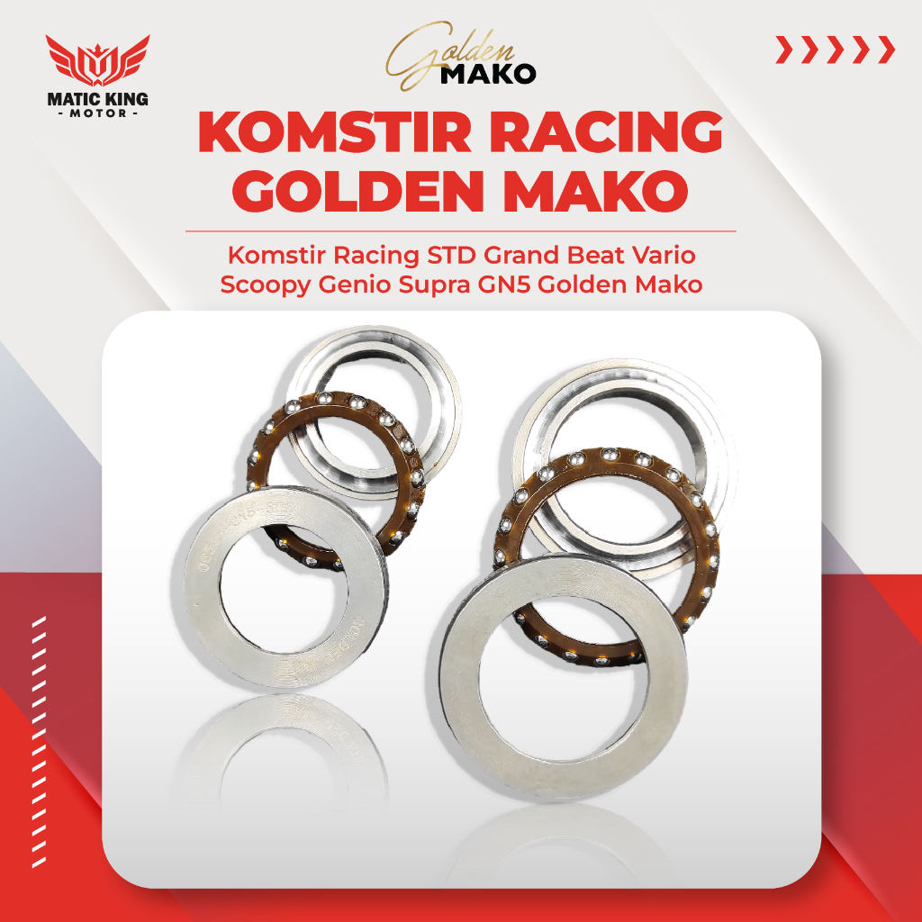 Jual Golden Mako Komstir Racing Standar Vario Beat Genio Scoopy Deluxe ...