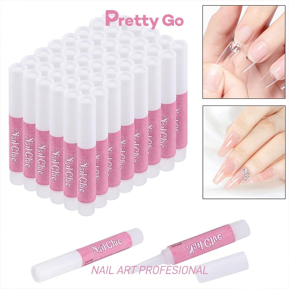 Jual 10Pcs Lem Kuku Palsu Extension Nail Art Glue Mini 2g | Shopee ...