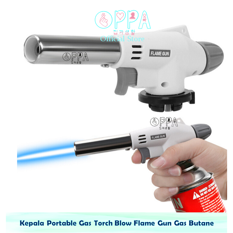 Jual OPPA - Kepala Portable Gas Torch Blow Flame Gun Gas Butane Api Jet ...
