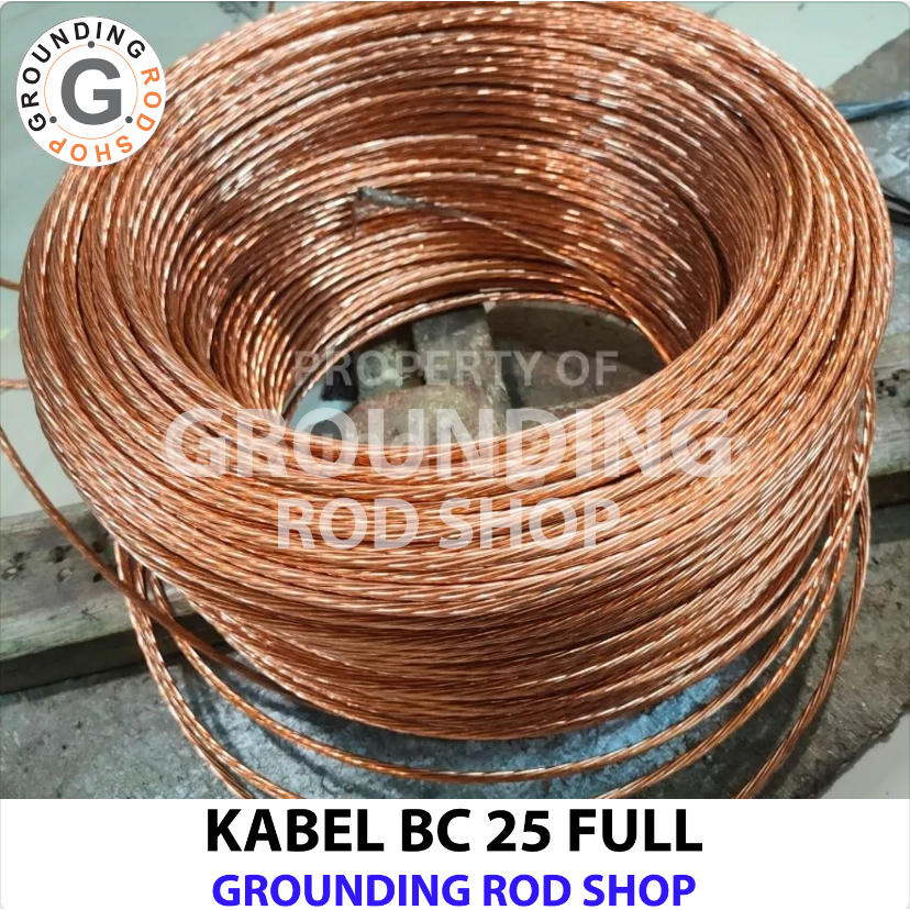 Jual Kabel BC 25 FULL TEMBAGA (Harga per meter) / Bare Copper 25 mm ...