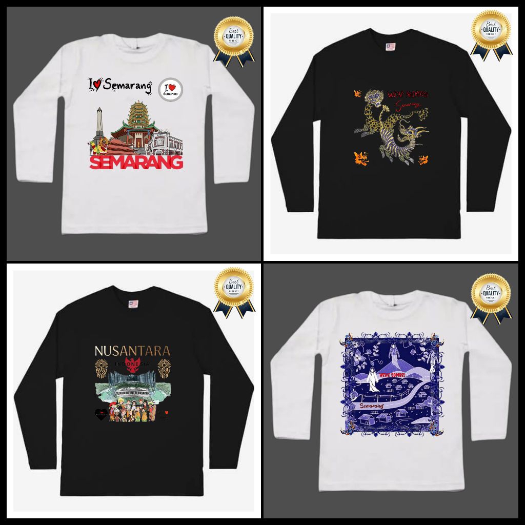 Jual KAOS LENGAN PANJANG MOTIF TEMA SESUAI PERMINTAAN (DEWASA-ANAK ...