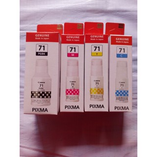 Jual TINTA PRINTER CANON 71 SATU SET (EMPAT WARNA) | Shopee Indonesia