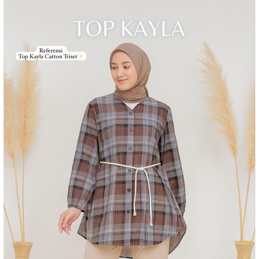 Jual Top Kayla Size By 3point 3 point | Shopee Indonesia