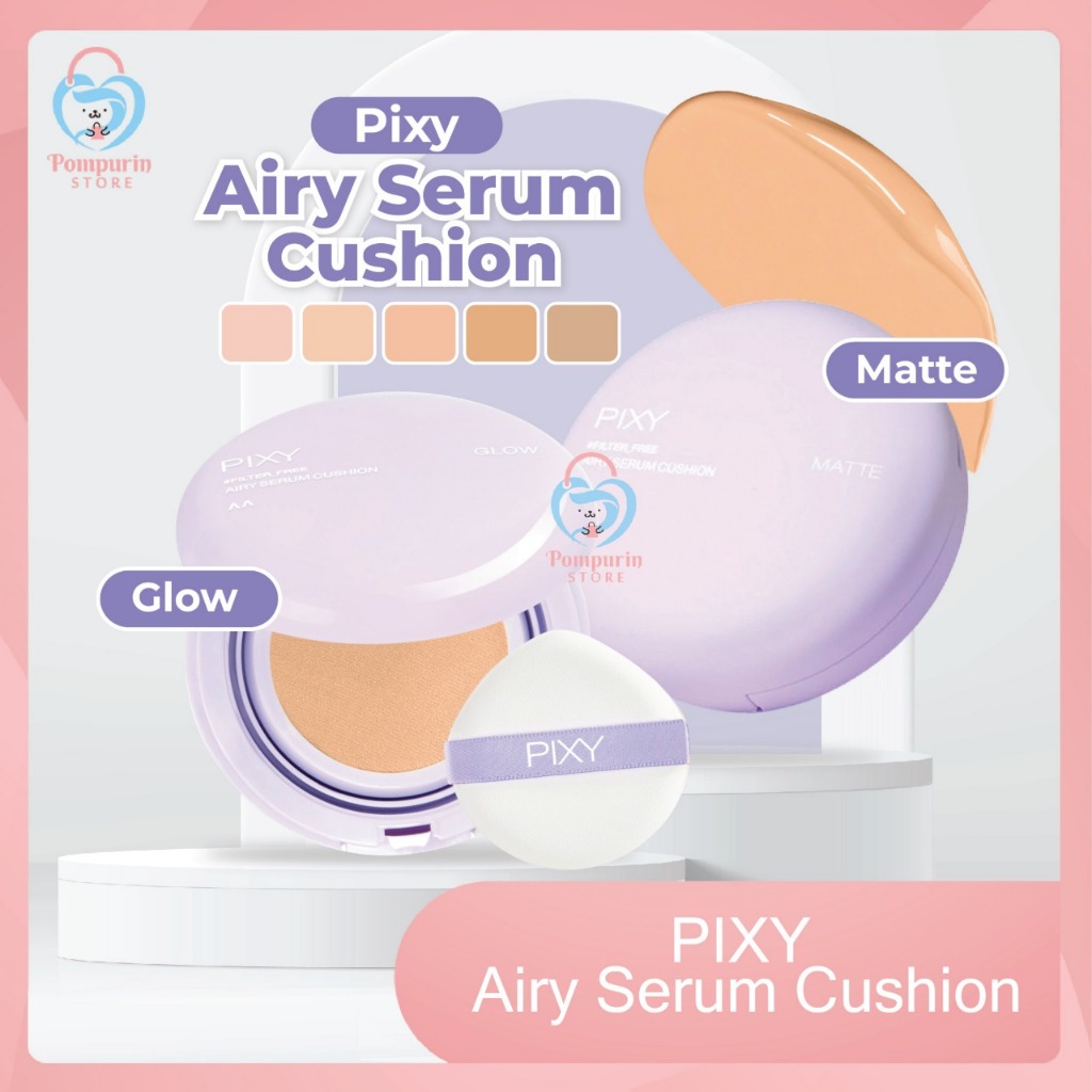 Jual PIXY Airy Serum Cushion Glow 15gr / Pixy Airy Serum Cushion Matte ...