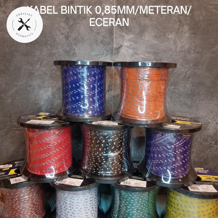 Jual KABEL BINTIK / KABEL BODY / KABEL OTOMOTIF MOBIL 0,85MM METERAN ...