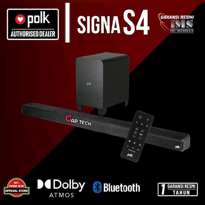 Jual Polk Audio Signa S4 / S 4 Dolby Atmos 3.1.2 Sound Bar / Soundbar ...