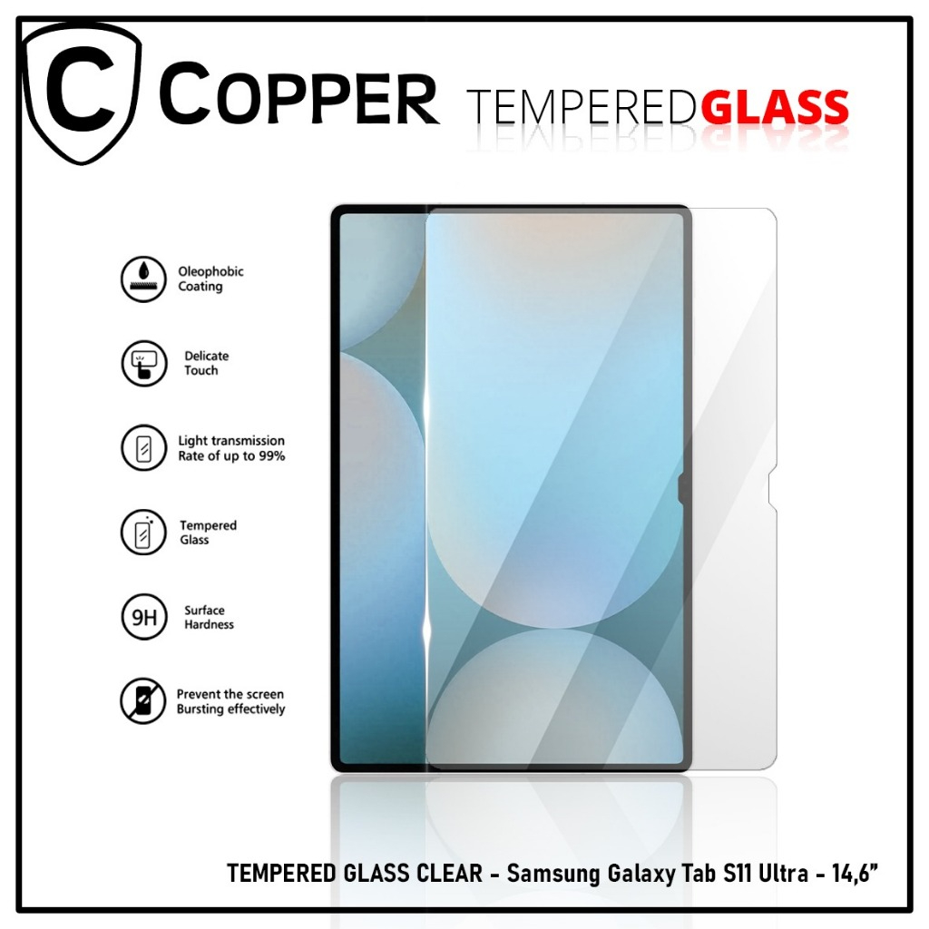 Jual Samsung Galaxy Tab S11 Ultra - 14,6'' - COPPER TEMPERED GLASS FULL ...