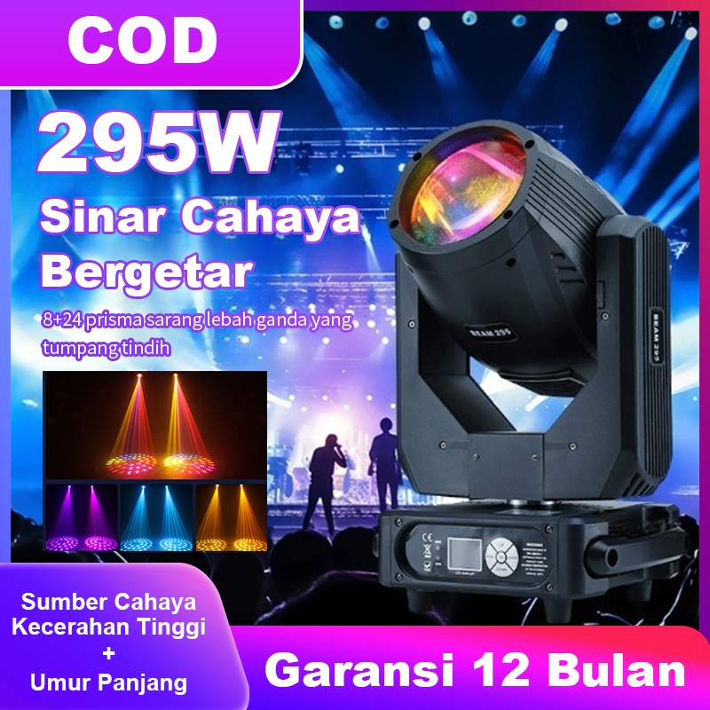 Jual Ready&COD Moving Head Beam RGB 150/295/350/Watt 8+16+24 prisma ...