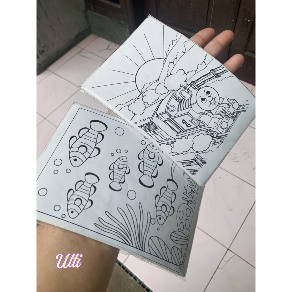 Jual stiker mewarnai isi 30 pcs media edukasi anak | Shopee Indonesia