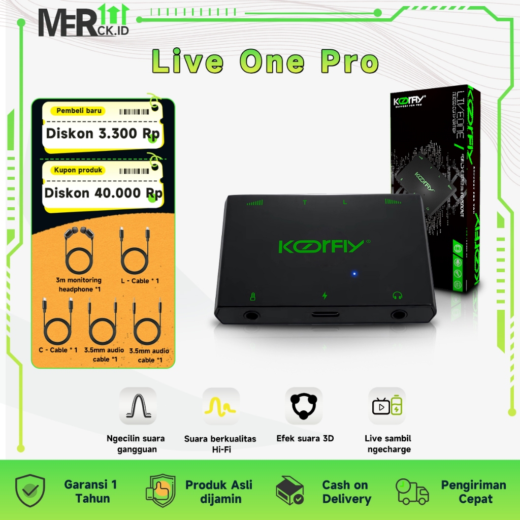 Jual Koorfly Adapter Live Streaming Dock iPhone&Android - Lightning ke ...