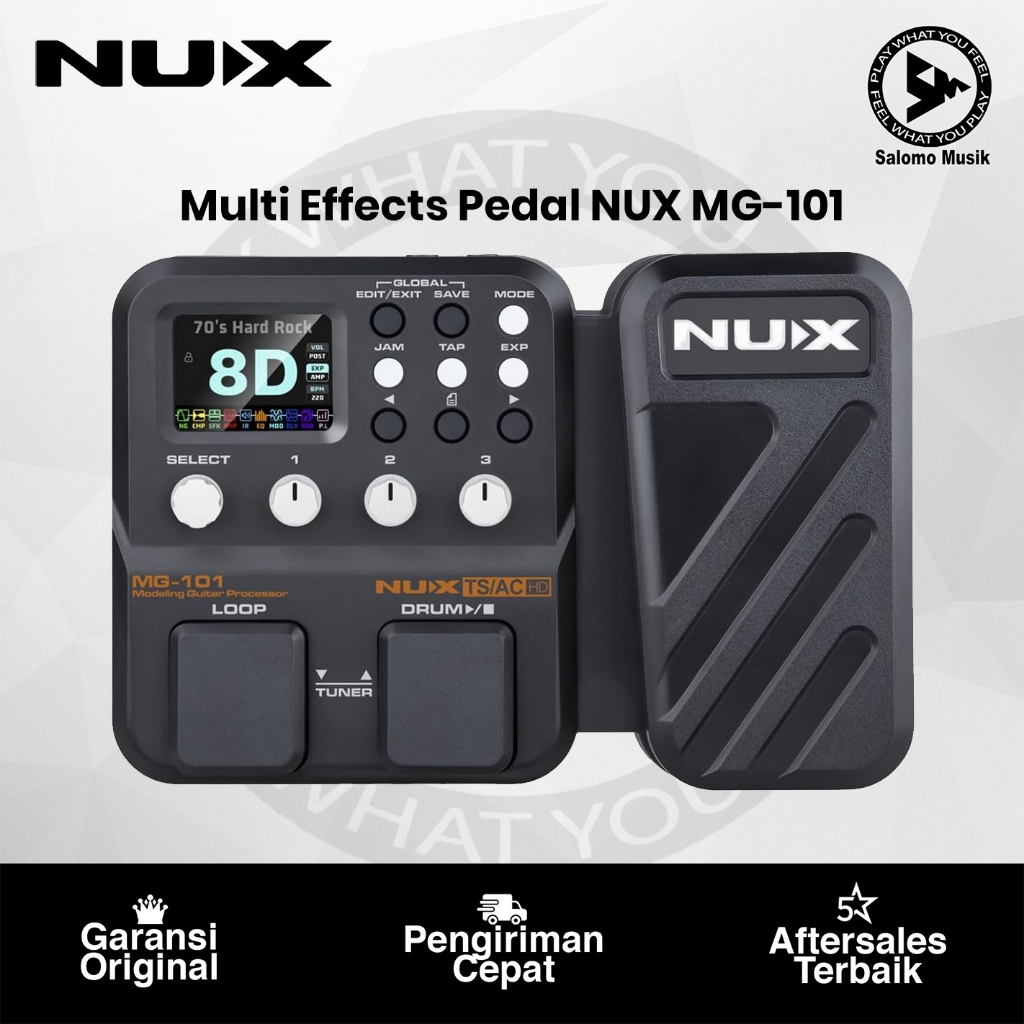 Jual NUX MG101 Modelling Guitar Processor Original | Shopee Indonesia