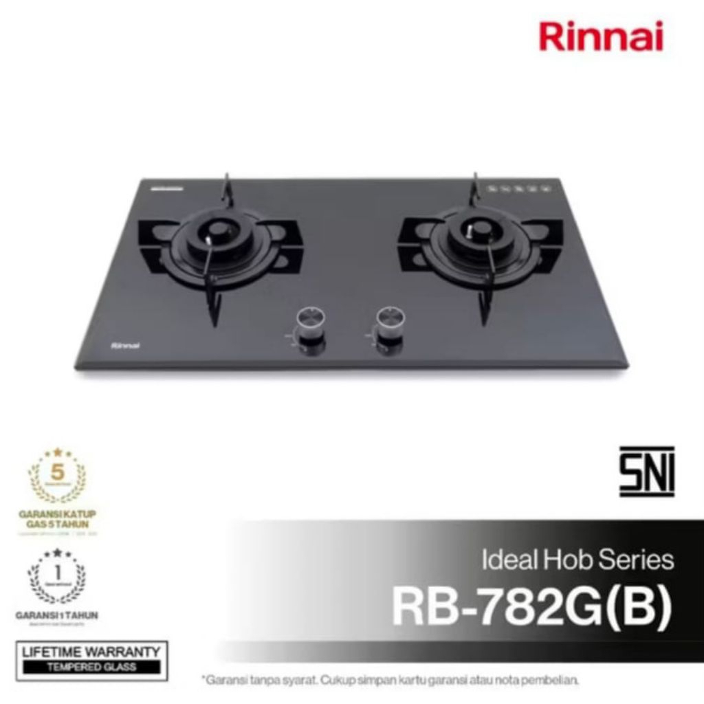 Jual Rinnai Kompor Tanam - RB-782G(B) Rinnai Built - In Hob | Shopee Indonesia