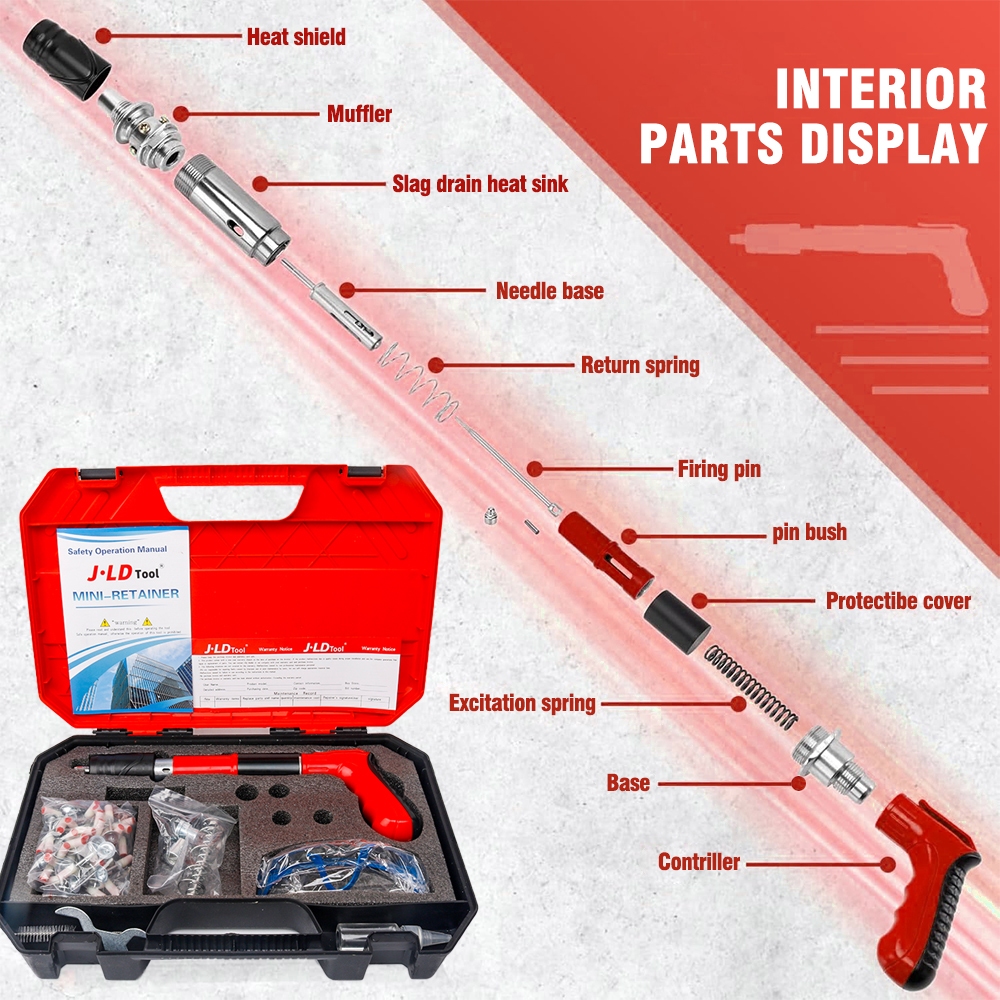 Jual JLD Pistol Paku Pistol Pengencang Alat paku tembak beton Nail gun ...