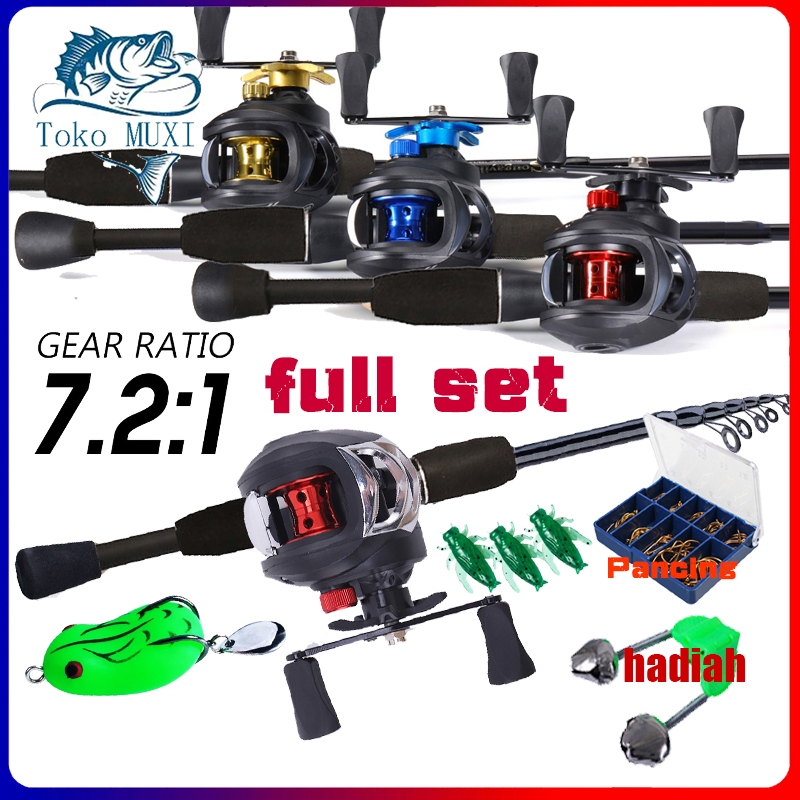 Jual 1set lengkap murah pancing casting full set / pancing 1set lengkap ...