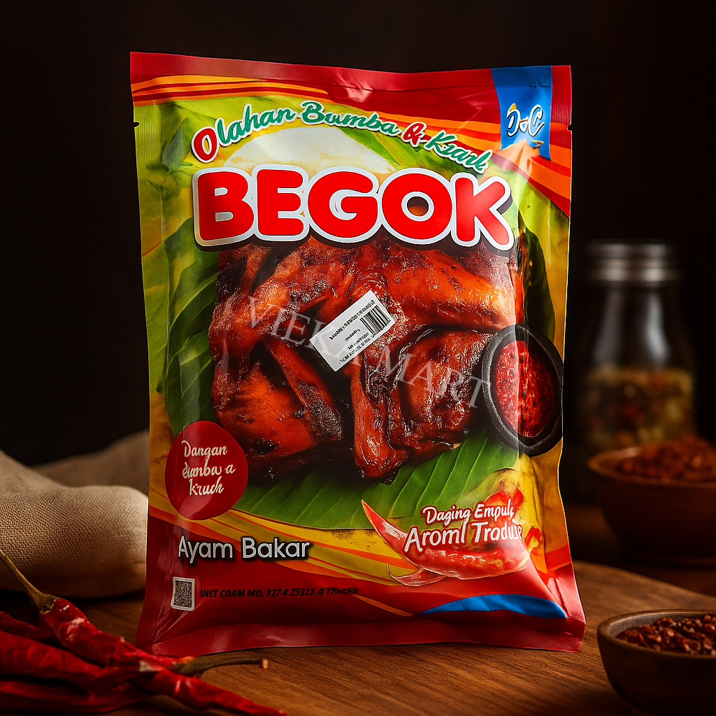Jual BEGOK Ayam Bakar Frozen 500g Halal Lengkap Dengan Sambal & Bumbu ...