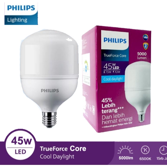 Jual Lampu Led Philips 45w 45 watt Essential Trueforce | Shopee Indonesia