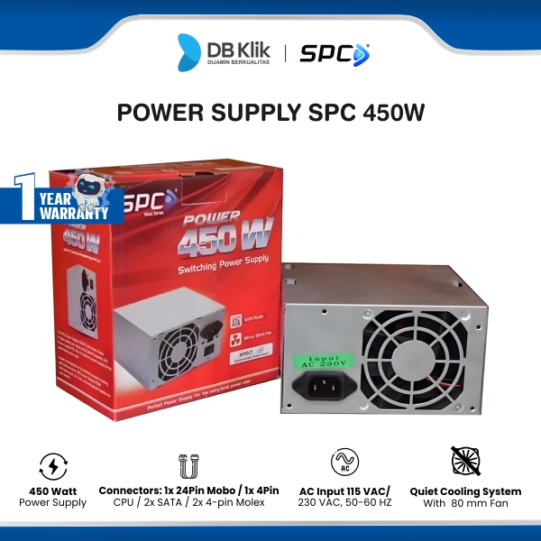 Jual Spc Power Supply Psu 450W | Shopee Indonesia