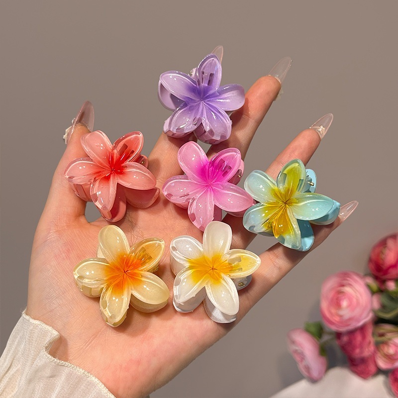 Jual SC JP2098 Jepit Rambut Mini Model Bunga Kamboja Flower Jedai ...