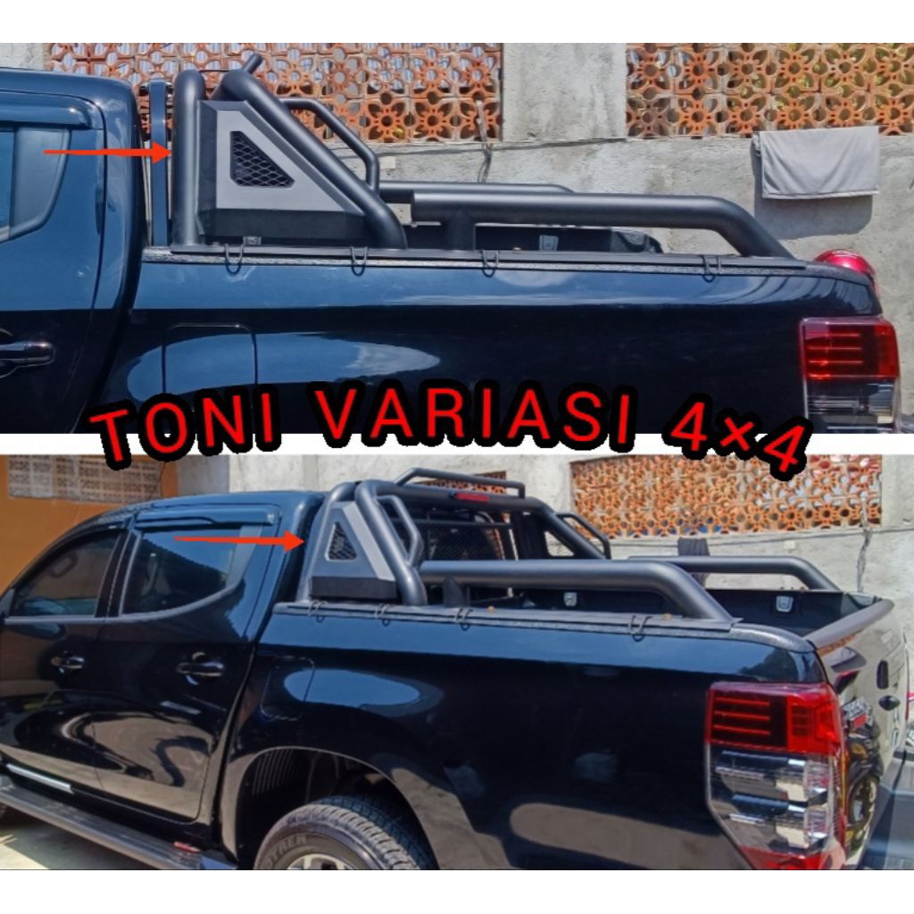 Jual Rollbar Roll Bar Double Cabin Triton 2020-2023 Model Dellamor V2 ...