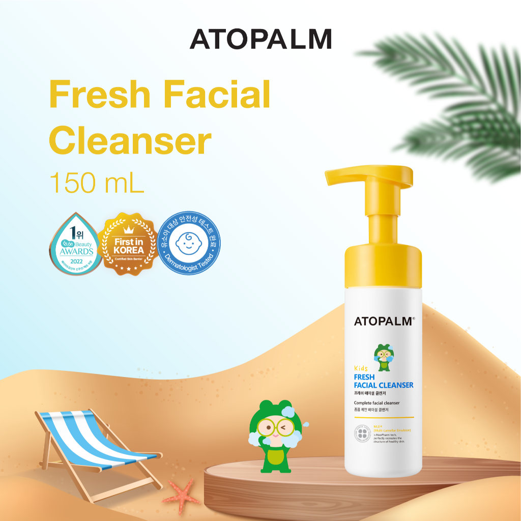 Jual ATOPALM Fresh Facial Cleanser Kids 150ml - Sabun Cuci Muka Anak ...