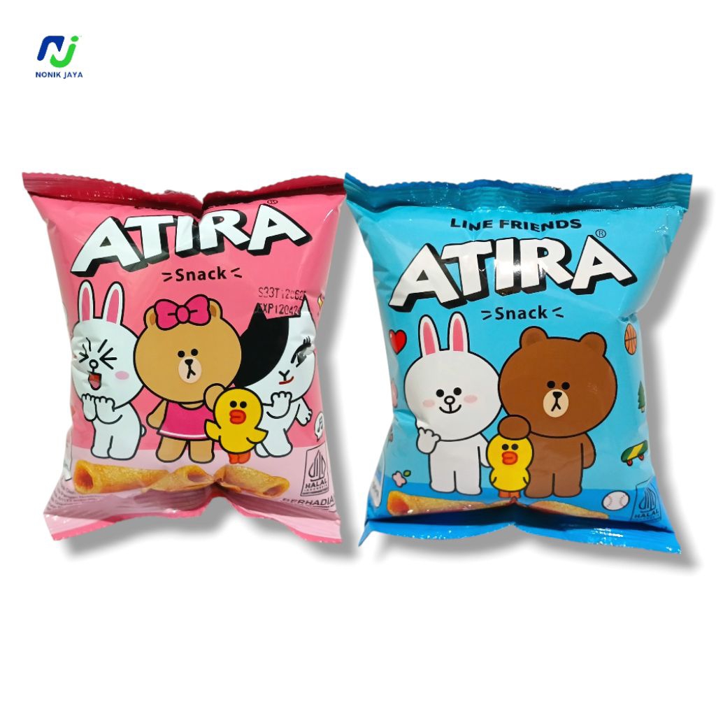Jual ( NEW ) ATIRA Snack Berhadiah Paket 5 Pcs@30g_LINE FRIENDS BARU ...