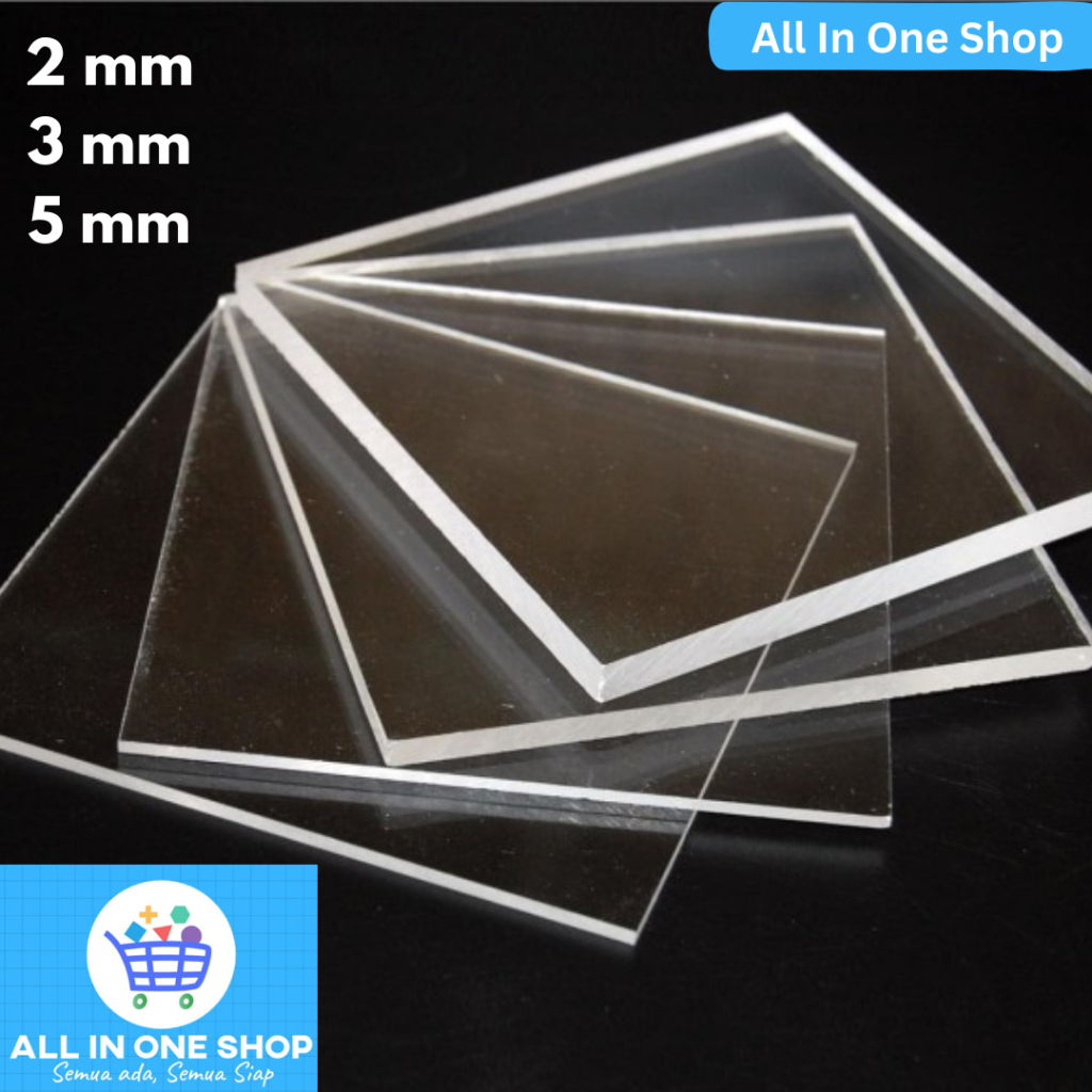 Jual Acrylic Akrilik Bening Custom Cutting Clear Transparan Lembaran Potongan 2mm 3mm 5mm ...