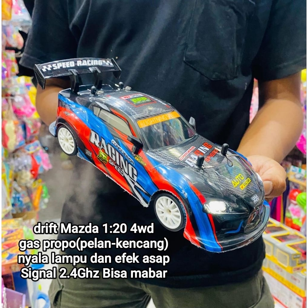 Jual Mazda Drift Propo Spray Asap/ Mainan Mobil Remot RC Drift 4WD ...