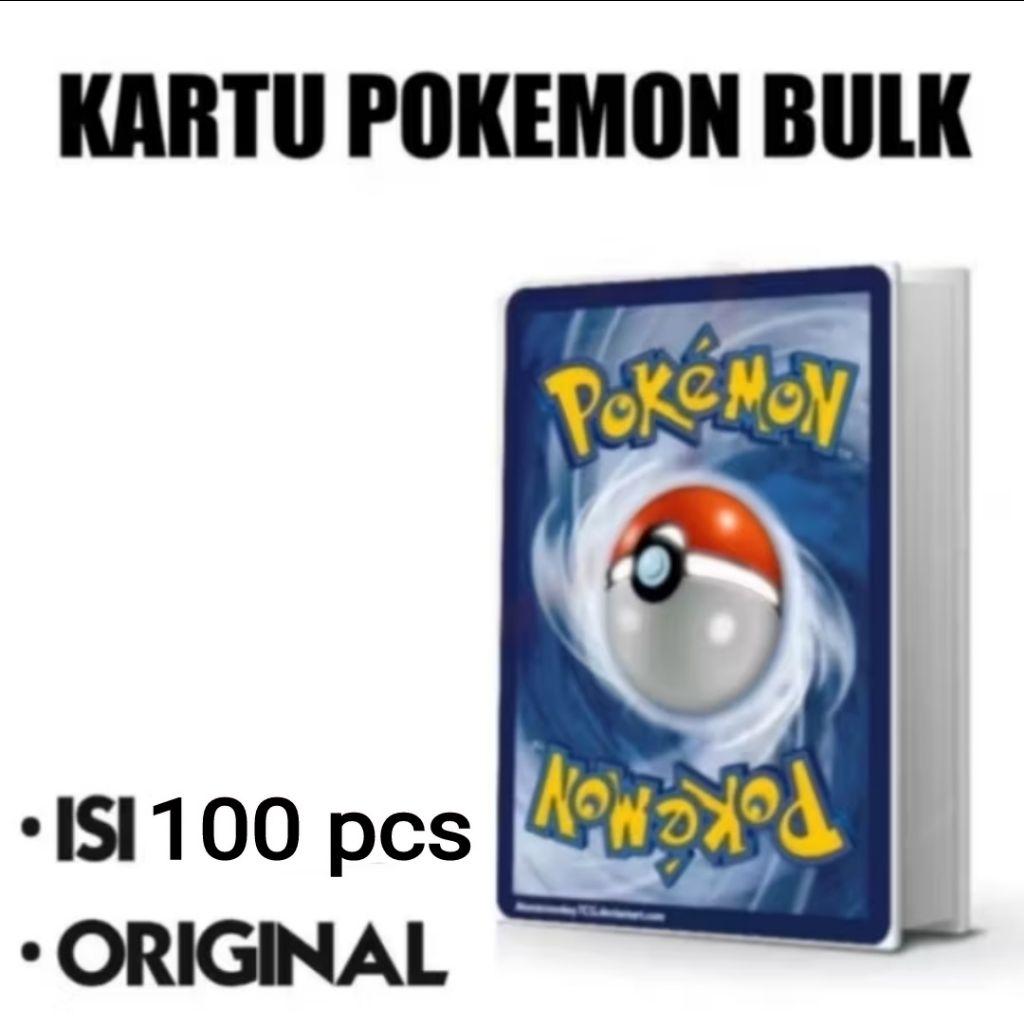 Jual Pokemon TCG Indonesia bulk 100 Pcs | Shopee Indonesia