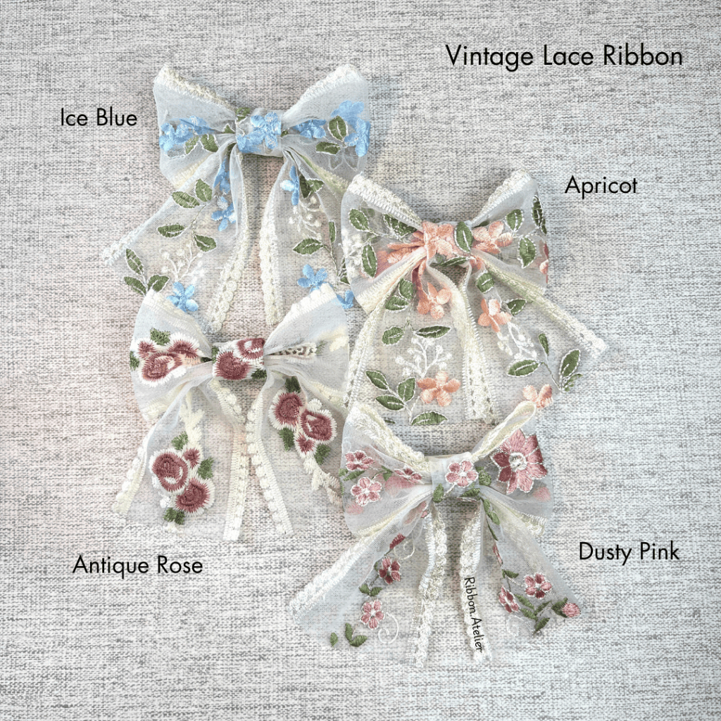 Jual Jepit Rambut Pita Renda Bunga Vintage Handmade – Vintage Lace ...