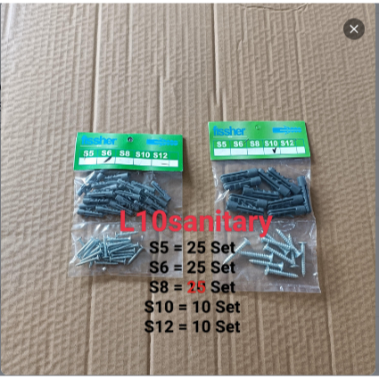 Jual FASTENER Pengencang Set + Sekrup s5 s6 s8 s10 s12 | Shopee Indonesia