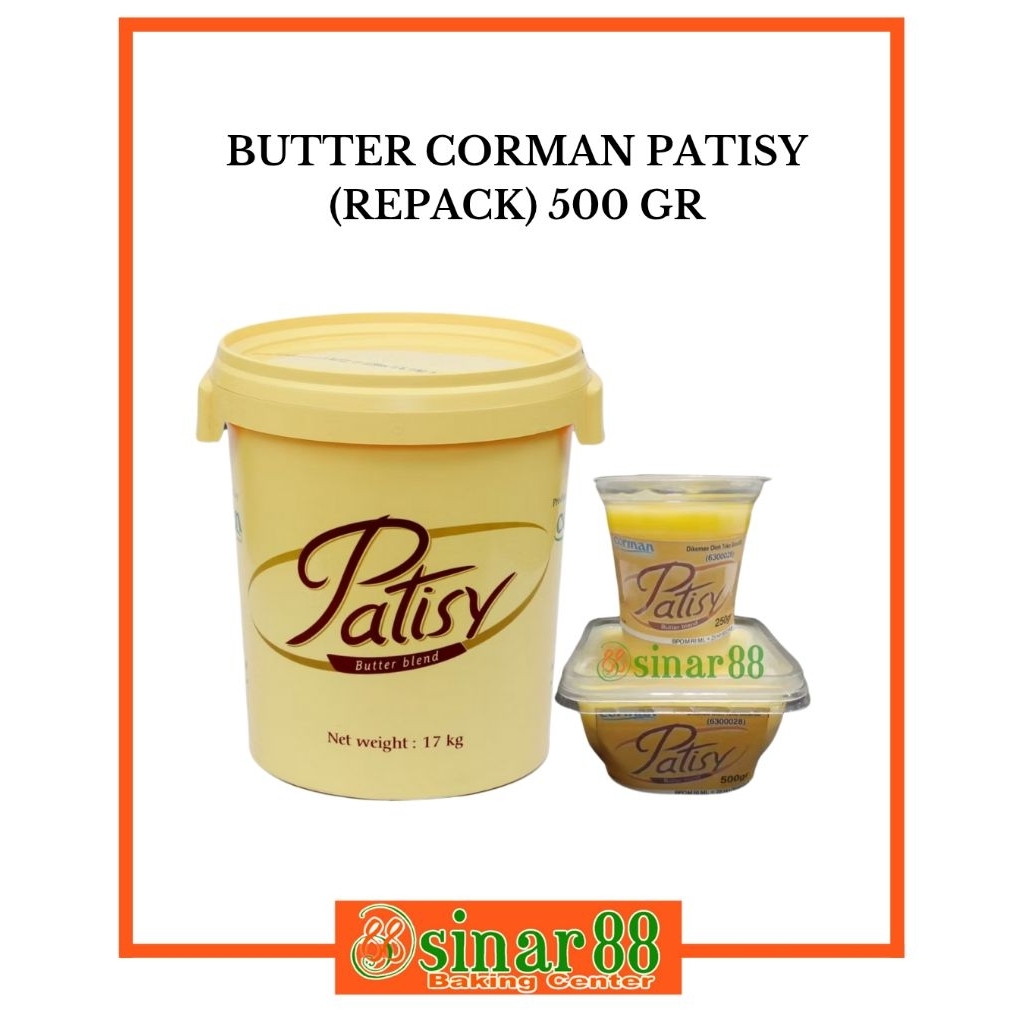 Jual Butter Corman Patisy 500gr | Shopee Indonesia