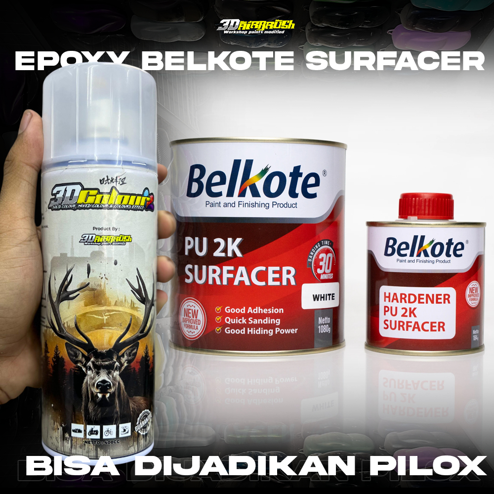 Jual ( BISA DI ECER DAN DI JADIKAN PILOX ) EPOXY + DASAR PU 2K SURFACER ...