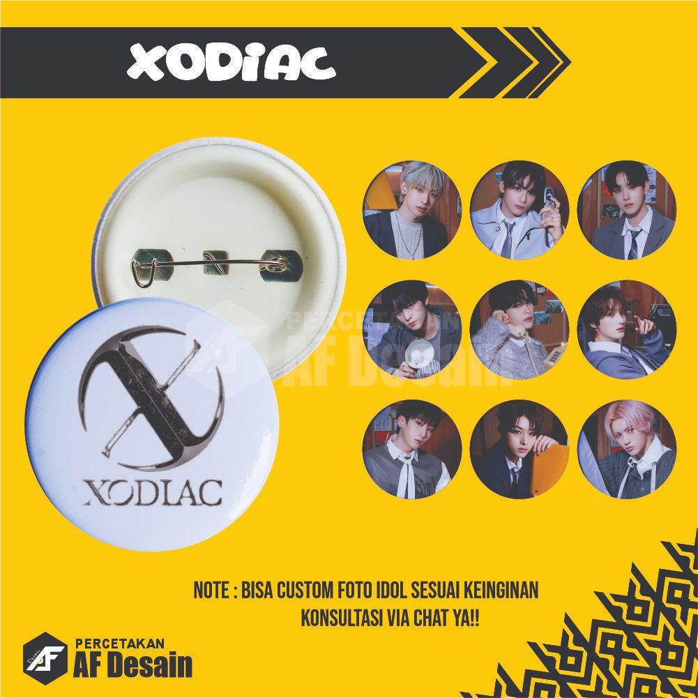 Jual PIN XODIAC/PIN K-POP IDOL XODIAC TERMURAH (ZAYYAN,SING,LEX,LEO ...