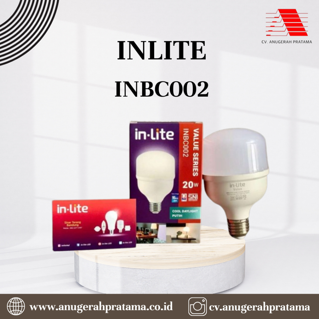 Jual LAMPU LED BULB CAPSULE INLITE VALUE - INBC002 | Shopee Indonesia